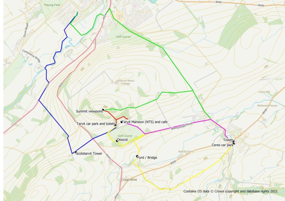 Hill of Tarvit – Fife Walking