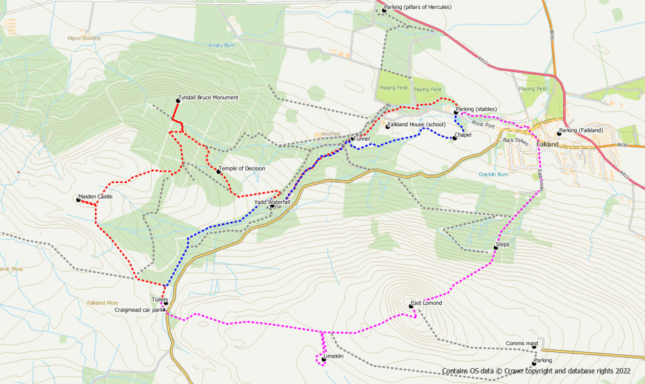 Best of Falkland – Fife Walking