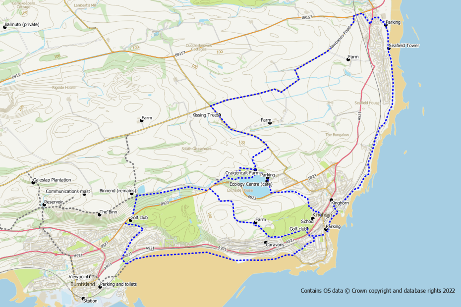 Kinghorn Kirkcaldy Circular – Fife Walking