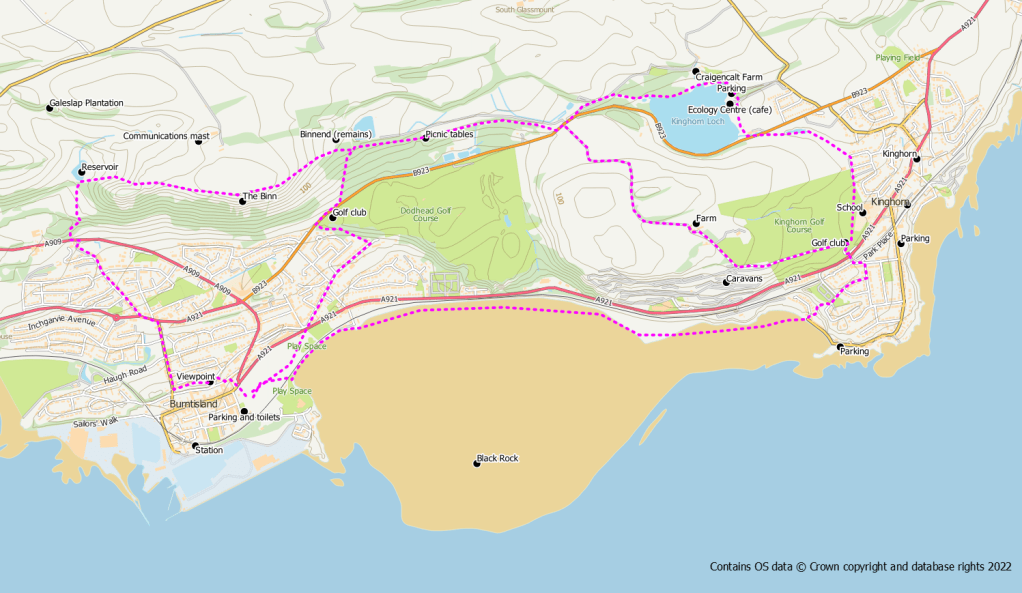Burntisland Kinghorn Circular – Fife Walking