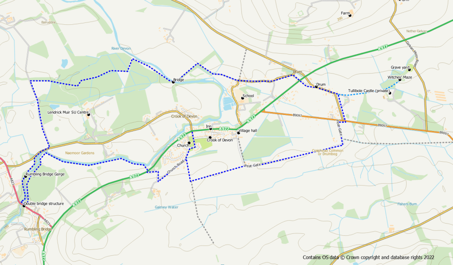 Crook of Devon and Rumbling Bridge – Fife Walking
