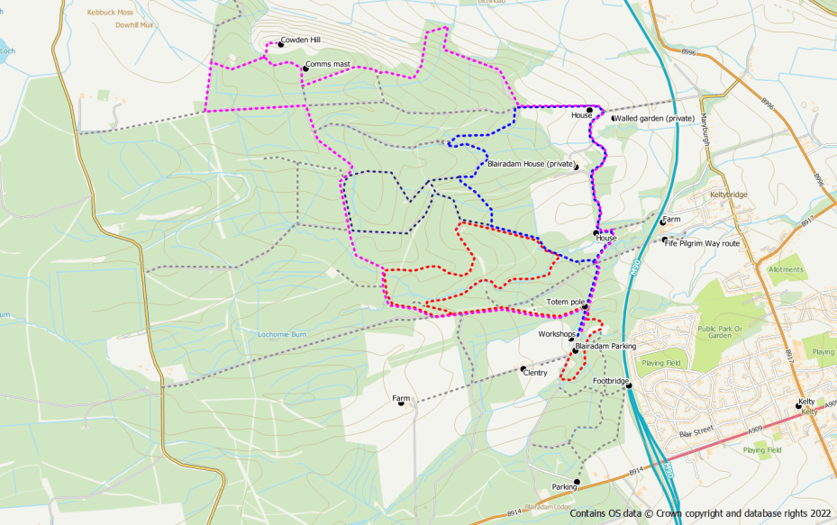 Blairadam Forest – Fife Walking