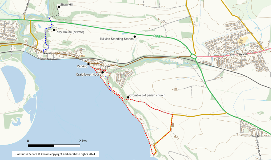 Torry Bay and Crombie Point – Fife Walking